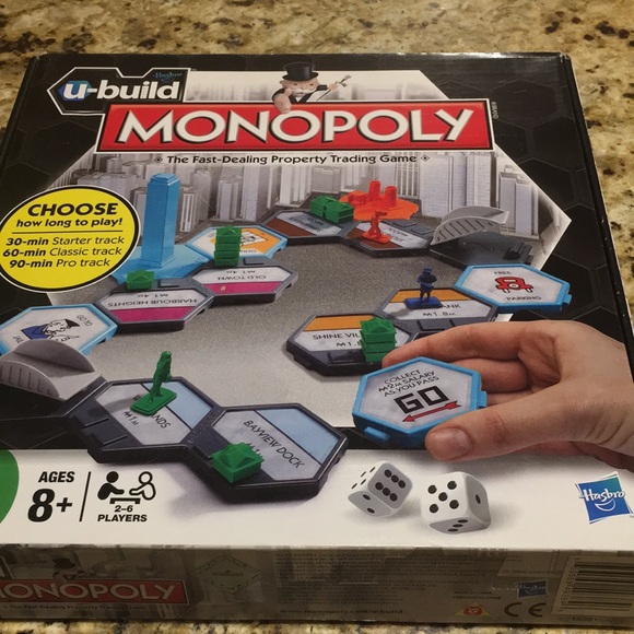 Hasbro | Toys | Ubuild Monopoly Game New The Fast Dealing Property ...